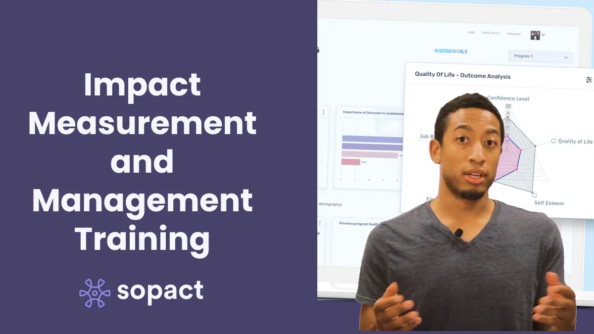 Impact Measurement Training Course Sopact Webinar